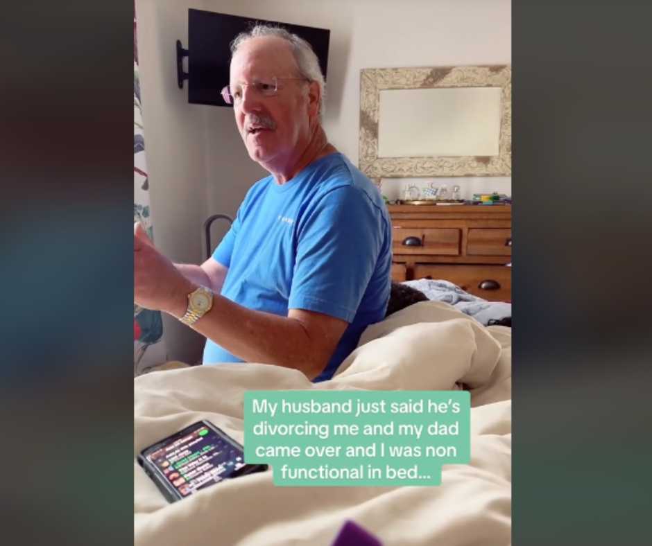 Dad Comforts Daughter Going Through Divorce