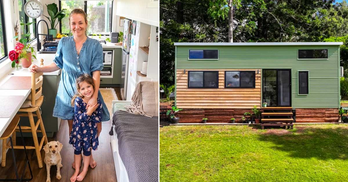 Mom Builds Stunning Tiny House for Herself and Daughter
