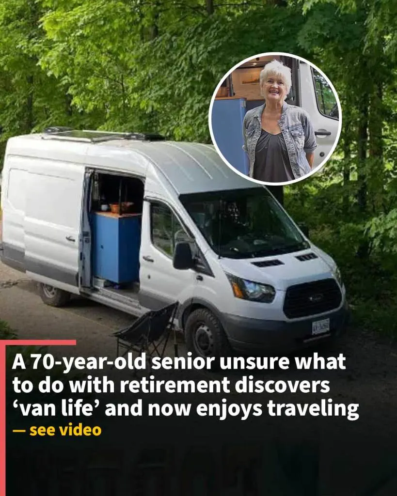 Woman Embracing Van Life at 70 for a Life of Travel