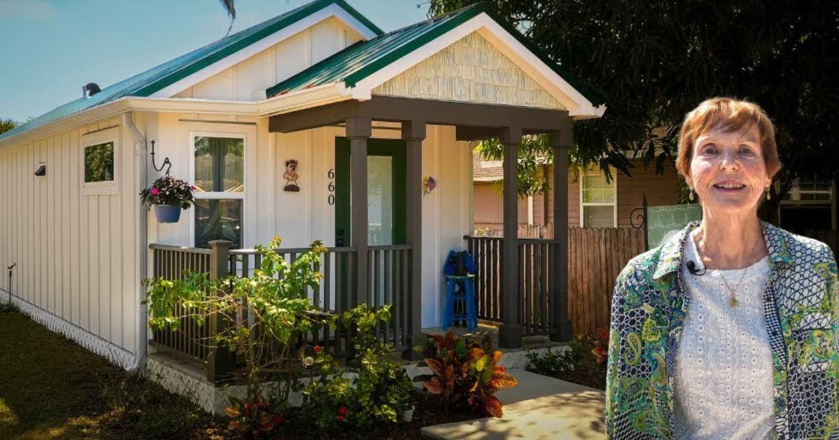 80-Year-Old Retiree Thrives in a Single Level Tiny Home