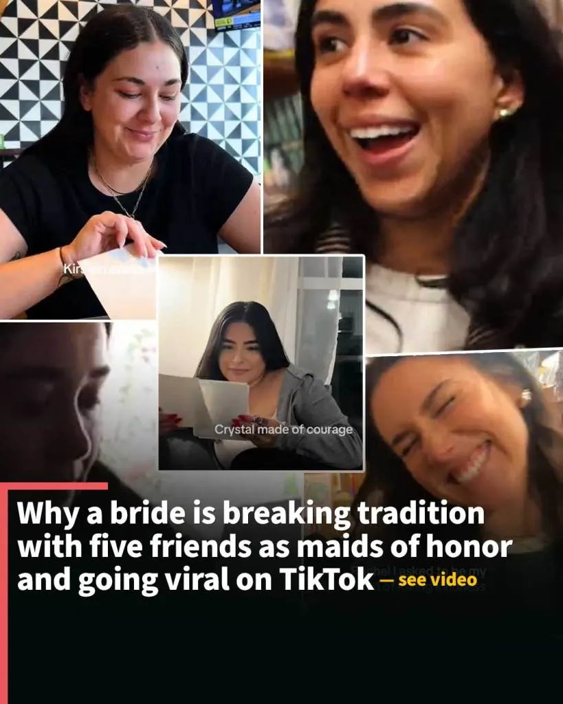 Why Bride Chose 5 Men as Bridesmaids and Broke Wedding Traditions