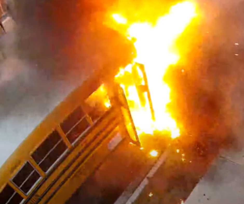 A quick-thinking bus driver spotted a child wandering in traffic and ...