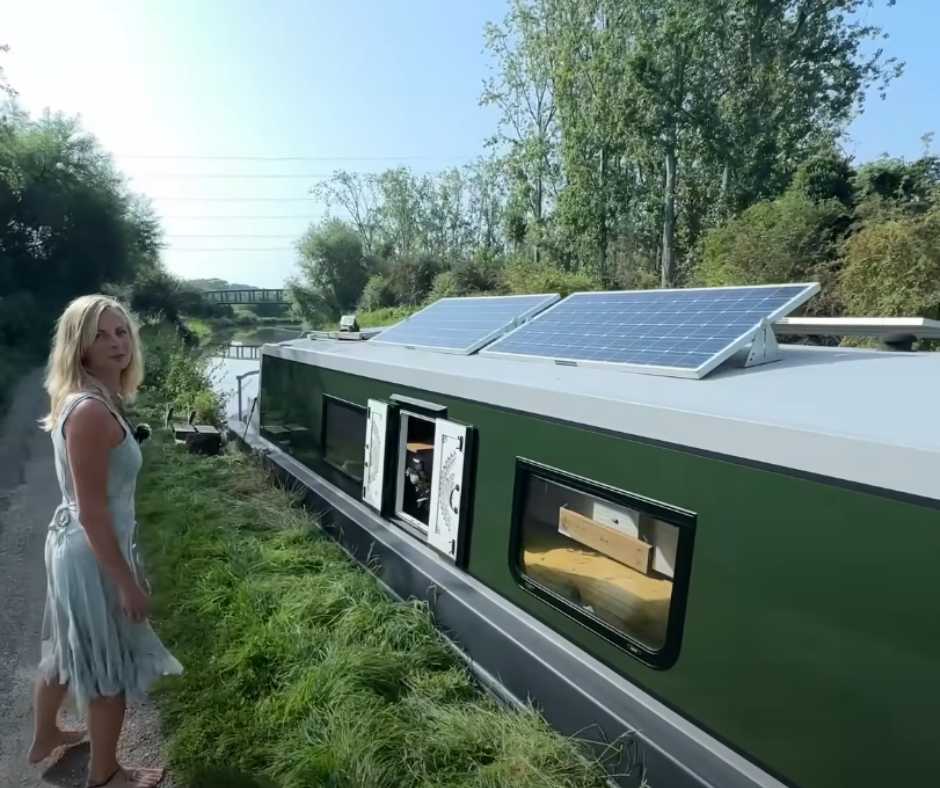 Woman Builds Floating Home After Mortgage Rejection