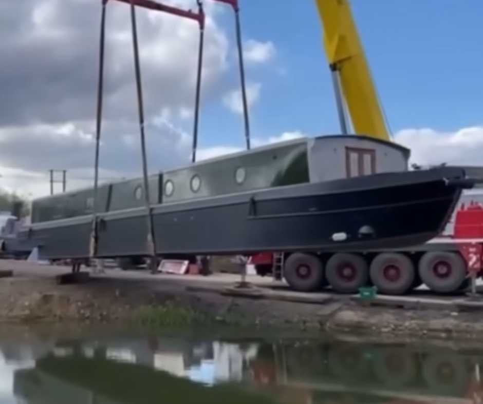 Woman Builds Floating Home After Mortgage Rejection