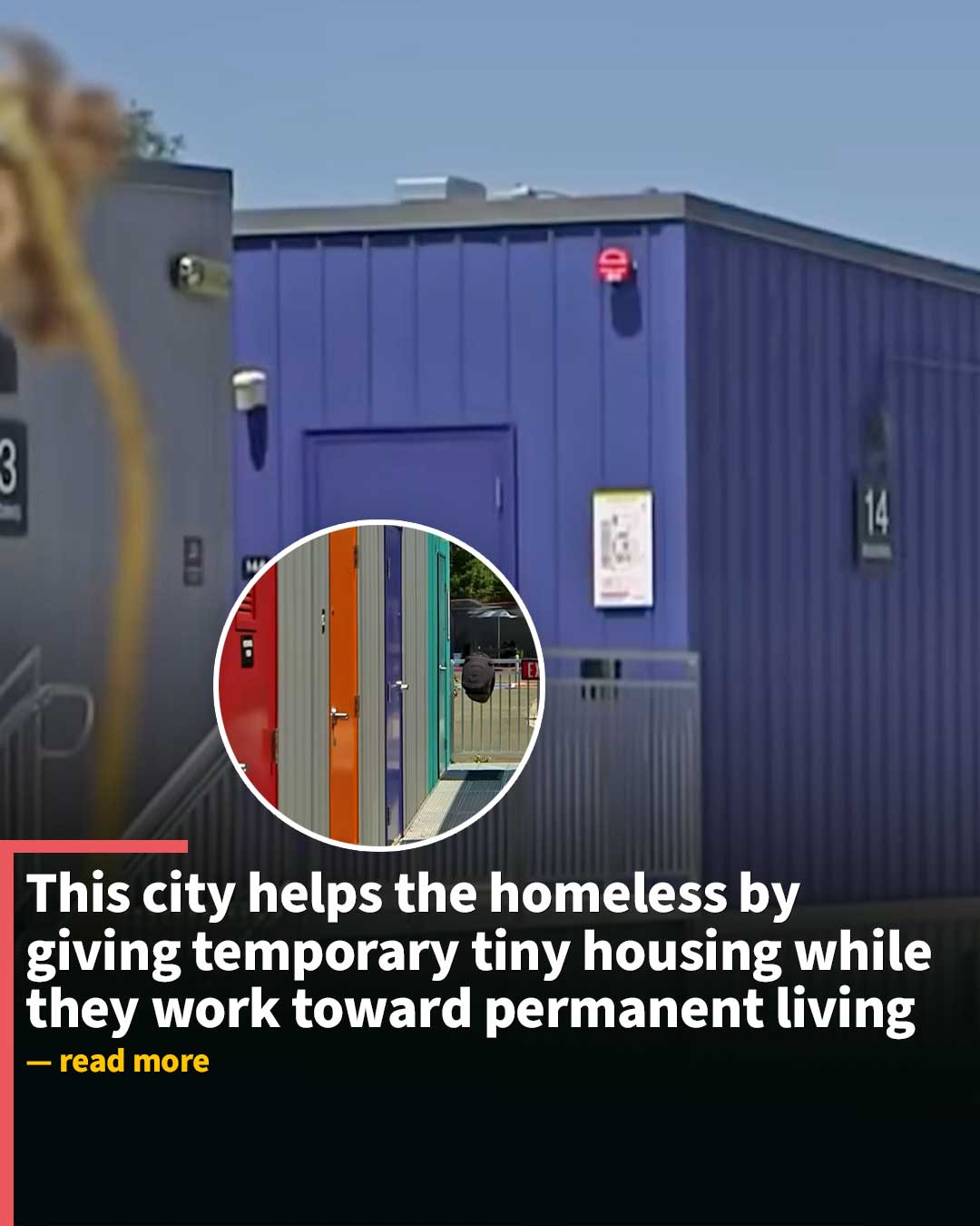 City Offers Tiny Homes to Help Homeless Find Permanent Housing
