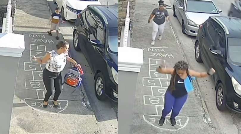 Woman’s playful hopscotch idea brings happiness to locals