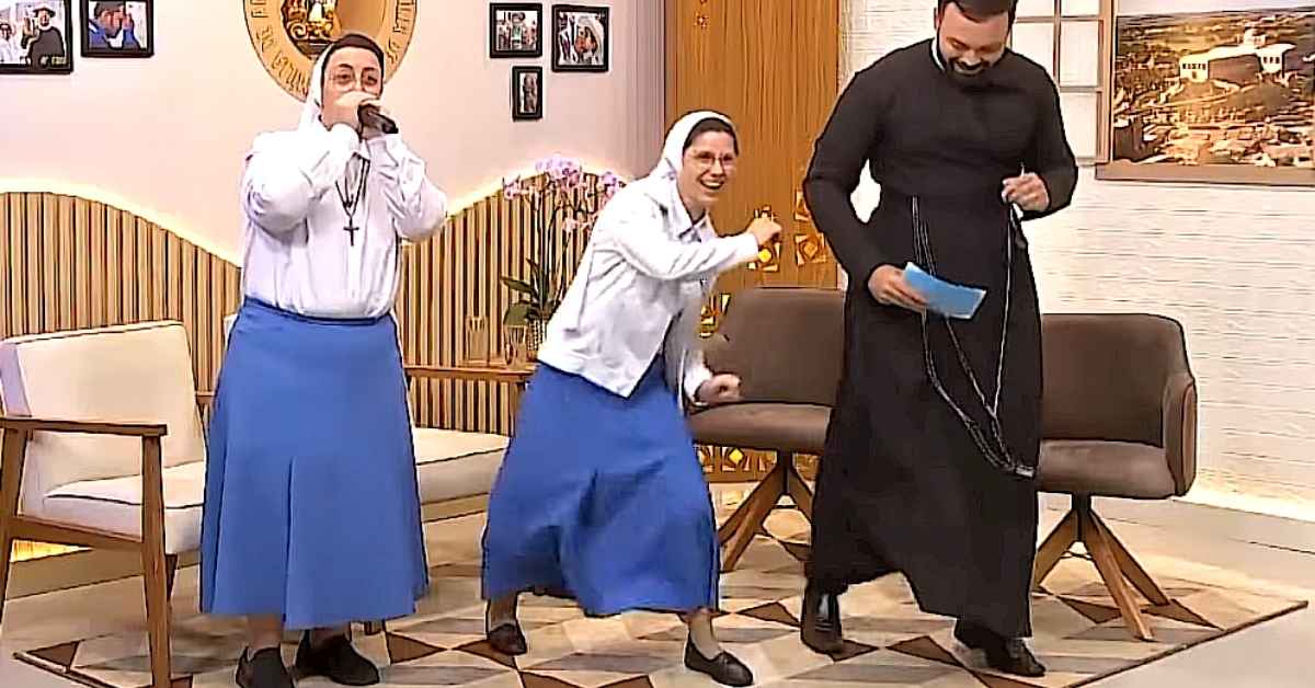 Beatboxing nuns bring unexpected joy during TV interview