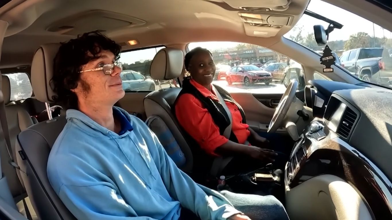 Walking two hours to work every day until a coworker offered help